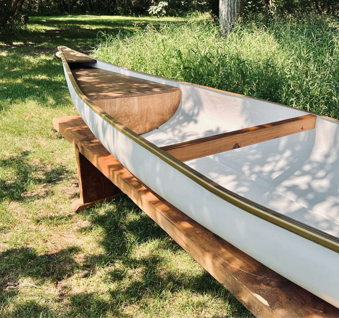 White & Gold Welcome/Cocktail Hour Beverage Canoe (14' Full Size ...